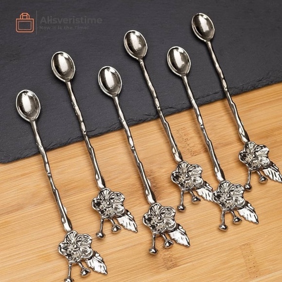 Dining | New Traditional Ottoman Motif Tea Spoons Silver | Poshmark